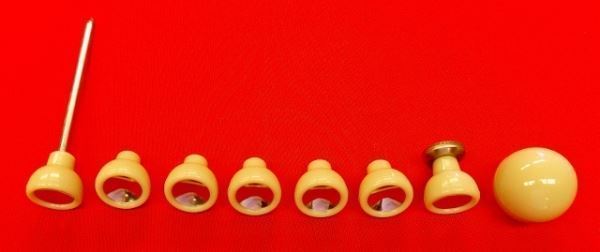 0A-9270-BS 1950 Ford Ivory Instrument Panel Dash Knob Kit