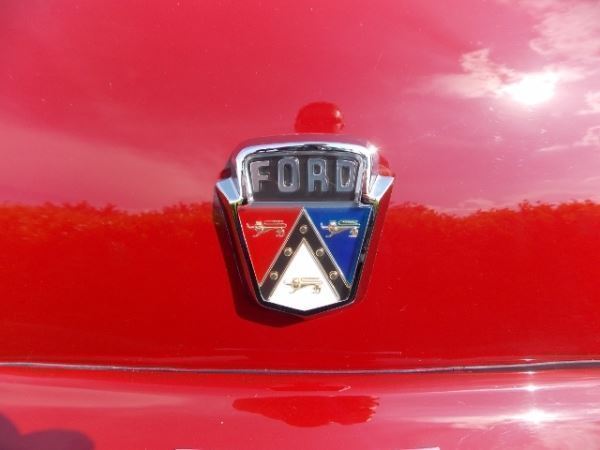 0A-7042514-B 1950 1951 1952 1953 1954 1955 1956 Ford Crest Trunk Deck ...