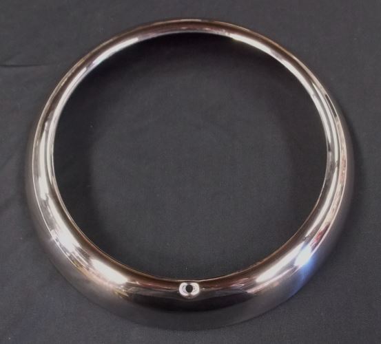 8A-13045 1949 1950 ford chrome headlight bezel stainless trim ring
