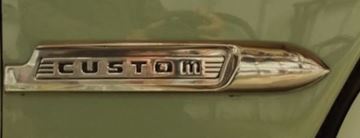 0A-16189 1950 Ford Shoebox Left Hand Driver Side Custom Fender Badge ...