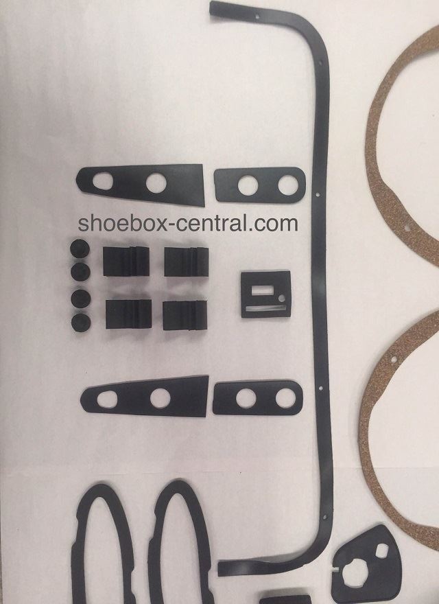 0A-700001-KIT 1950 Ford Basic Re-paint Body Gasket and Seal Kit Set