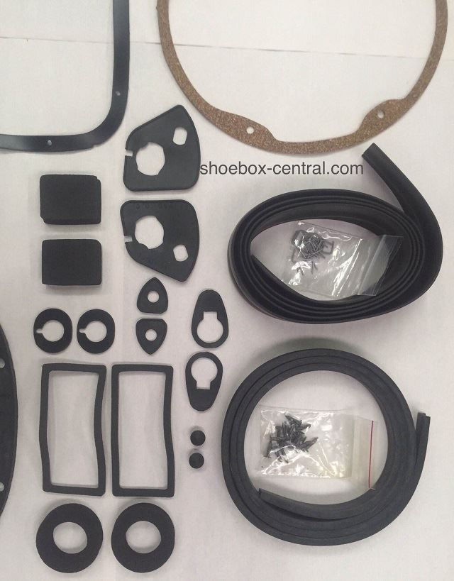 0A-700001-KIT 1950 Ford Basic Re-paint Body Gasket and Seal Kit Set