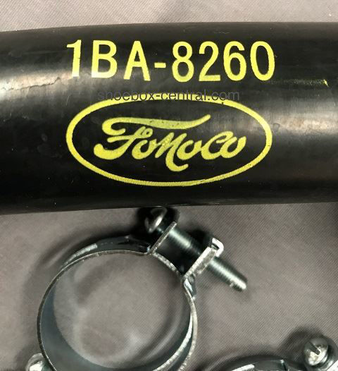 1BA-8285-S 1949 1950 1951 1952 1953 Ford Flathead V8 Script Radiator ...