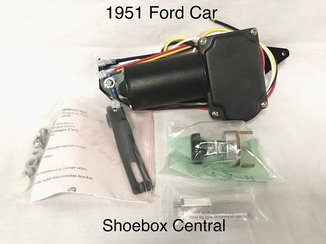 NE5100FP 1951 Ford 12 Volt Two Speed Electric Wiper Motor Conversion Kit