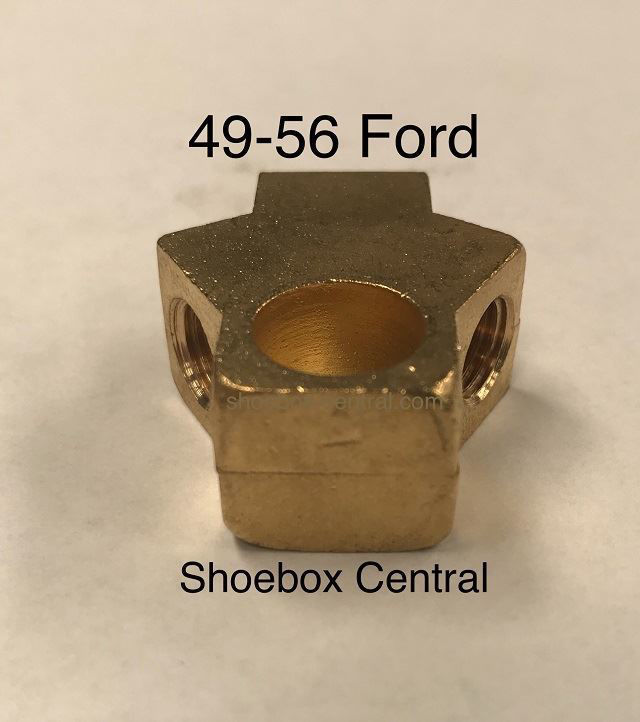 8A-2074 1949 1950 1951 1952 1953 1954 1955 1956 Ford Rear Brake Line ...