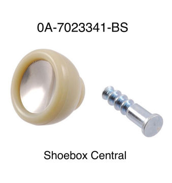 0A-9270-BS 1950 Ford Ivory Instrument Panel Dash Knob Kit. Shoebox Central