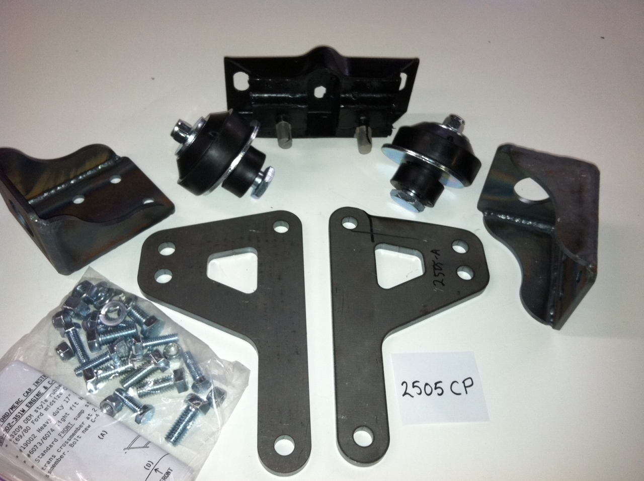 2505CP 1952 1953 Ford SBF Small Block 289 302 351W Motor Mount Engine ...