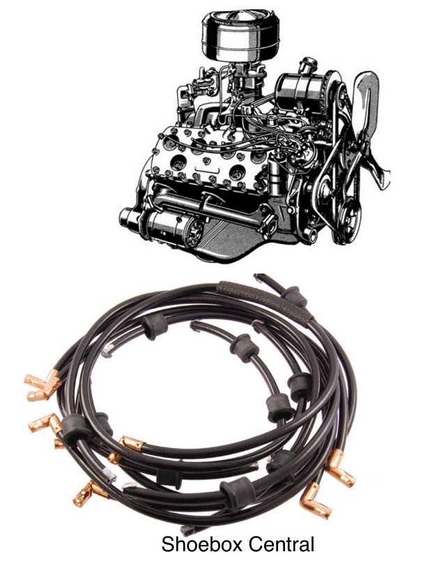 8BA-12259-TKIT 1949 1950 ford mercury flathead v8 complete engine tune ...