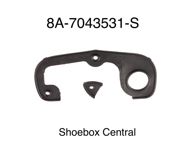 8A-7043531-S 1949 Ford Trunk Deck Boot Lid Handle Rubber Mounting Pad ...
