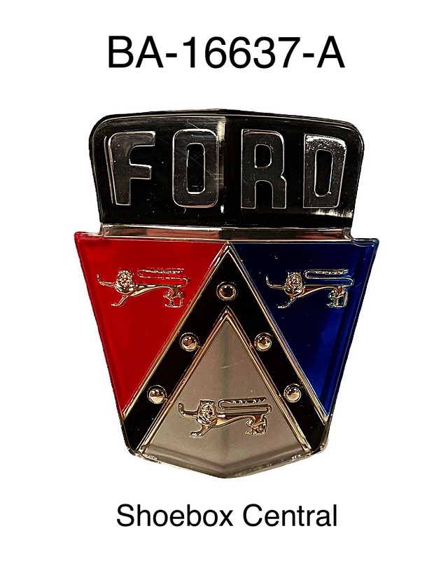 BA-16637-A 1952 1954 Ford Hood Emblem